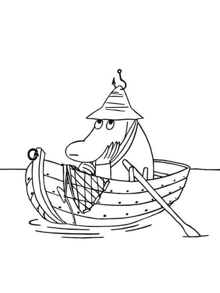 Moomin coloring pages