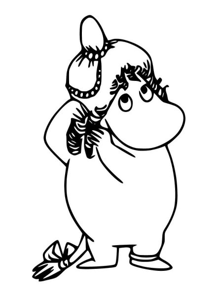 Moomin coloring pages