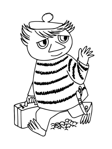 Moomin coloring pages