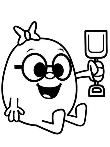 Mr. Men coloring pages