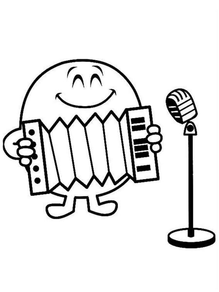 Mr. Men coloring pages