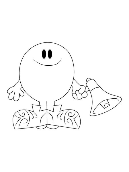 Mr. Men coloring pages