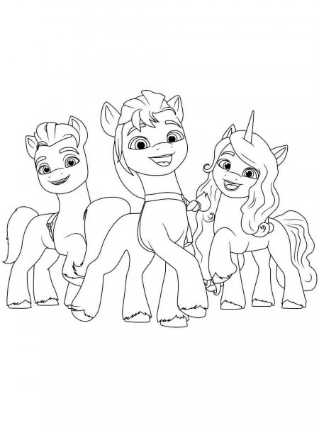My Little Pony: A New Generation coloring pages