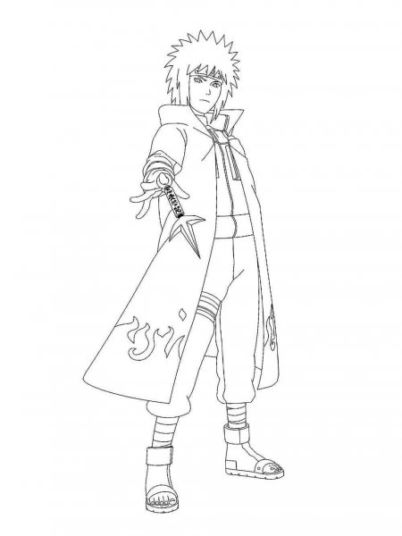 Namikaze Minato coloring pages