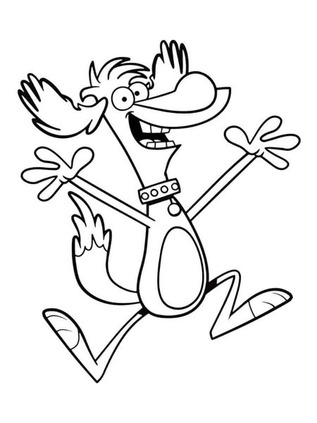 Nature Cat coloring pages