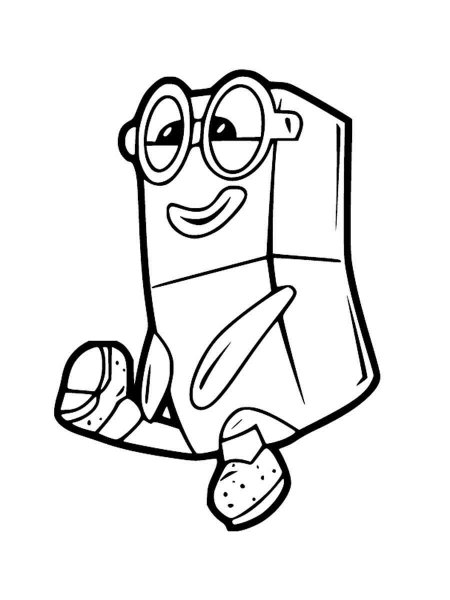 Numberblocks coloring pages