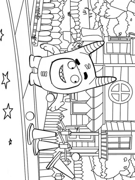 Oddbods coloring pages