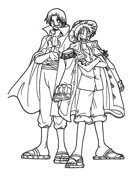 One Piece coloring pages