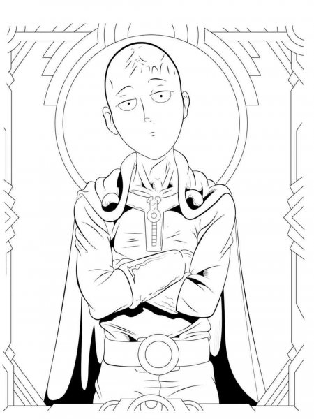One Punch Man coloring pages