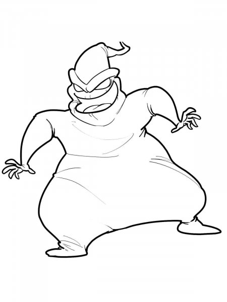 Oogie Boogie coloring pages