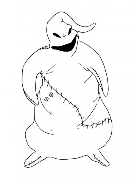 Oogie Boogie coloring pages
