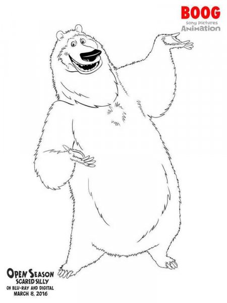 Open season coloring pages