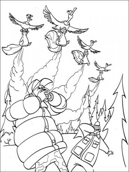 Open season coloring pages