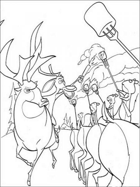 Open season coloring pages