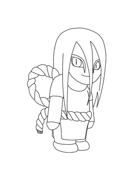 Orochimaru coloring pages