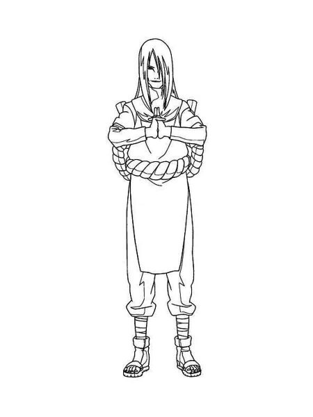 Orochimaru coloring pages