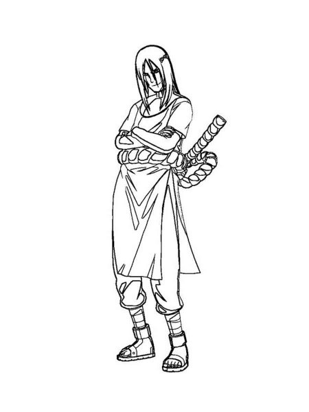 Orochimaru coloring pages