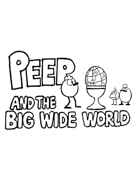 Peep and the Big Wide World coloring pages