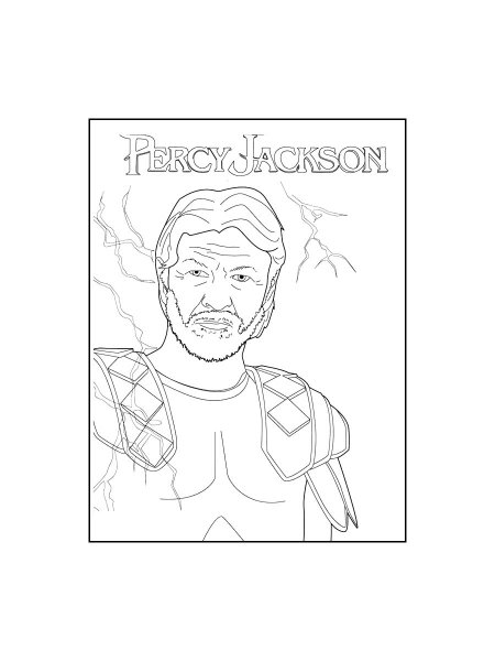 Percy Jackson coloring pages