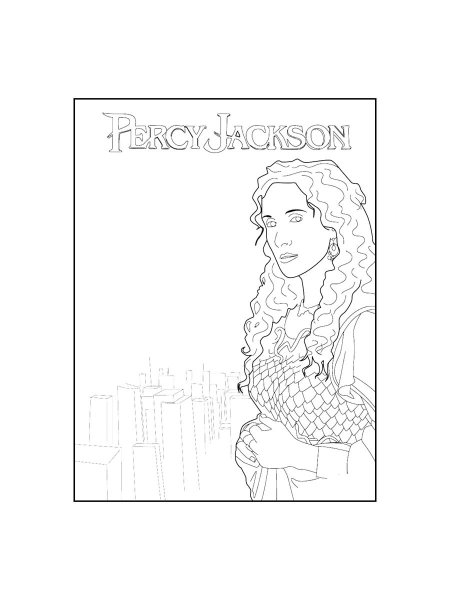 Percy Jackson coloring pages