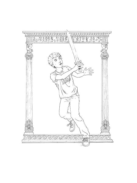 Percy Jackson coloring pages