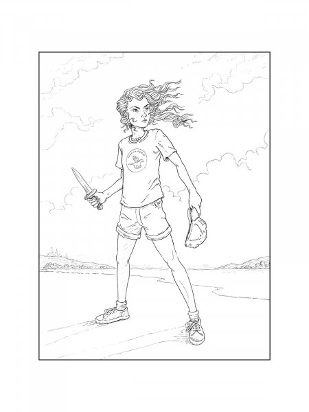 Percy Jackson coloring pages