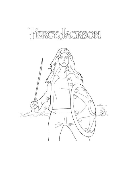 Percy Jackson coloring pages