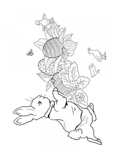 Peter Rabbit coloring pages