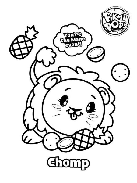 Pikmi Pops coloring pages