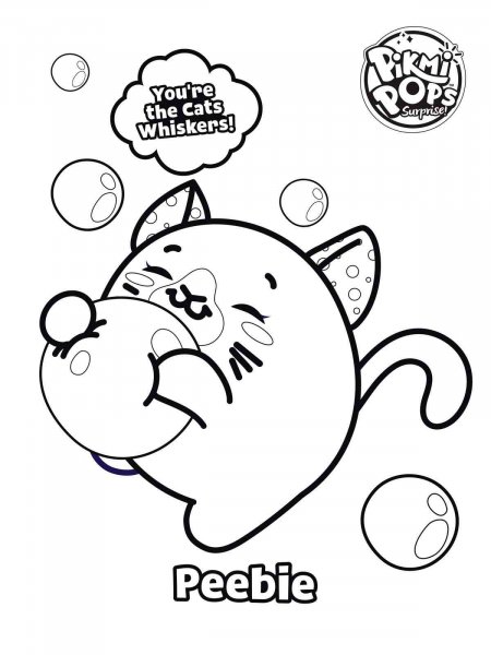 Pikmi Pops coloring pages