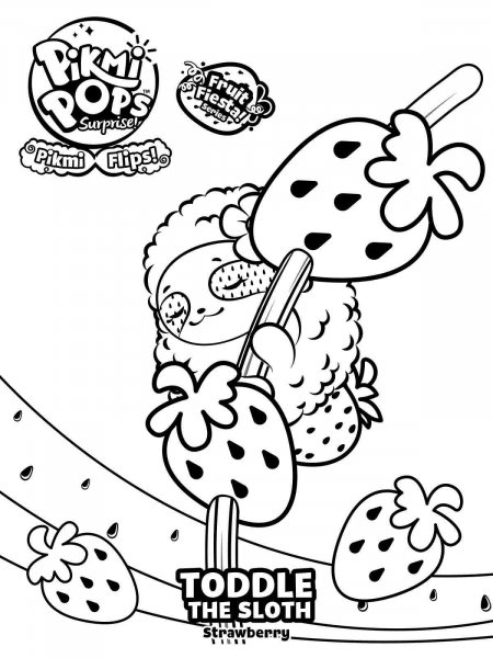 Pikmi Pops coloring pages