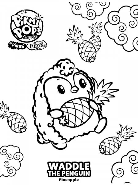 Pikmi Pops coloring pages