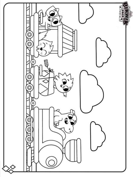 Pikwik Pack coloring pages