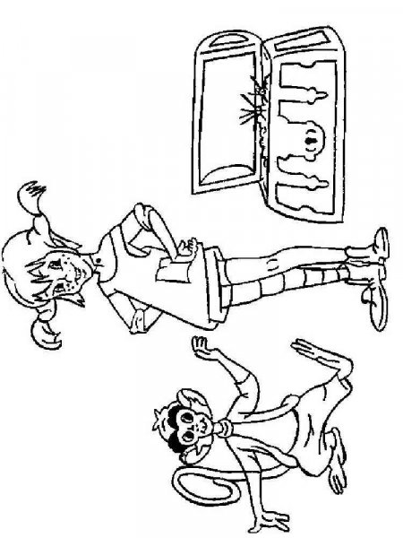 Pippi Longstocking coloring pages