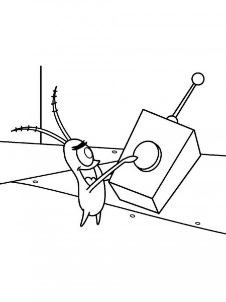 Plankton coloring pages