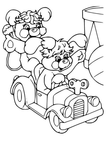 Popples coloring pages