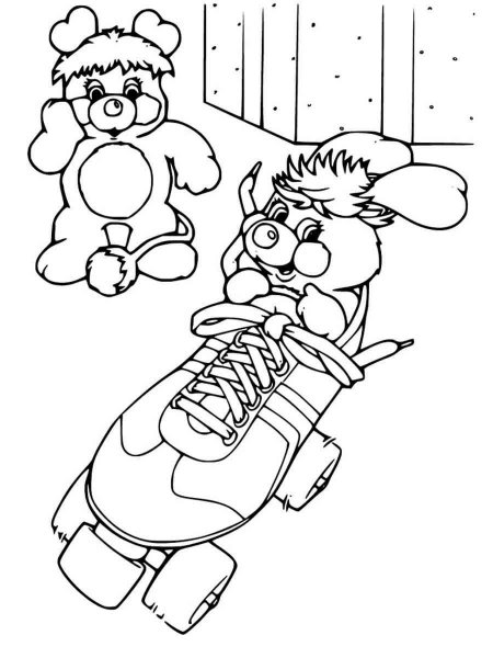 Popples coloring pages