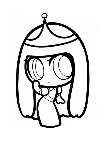 Princess Bubblegum coloring pages