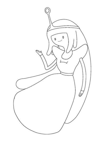 Princess Bubblegum coloring pages