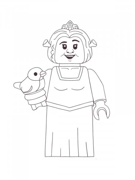 Princess Fiona coloring pages