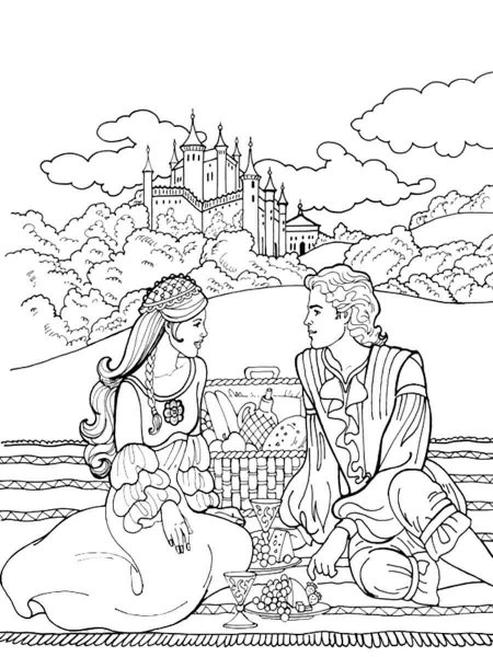 Princess Leonora coloring pages