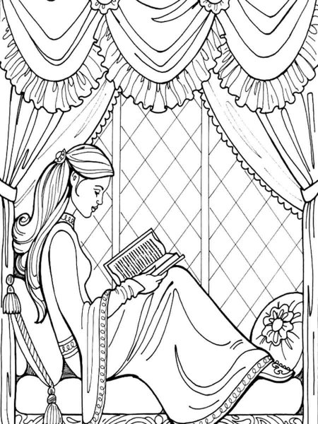 Princess Leonora coloring pages