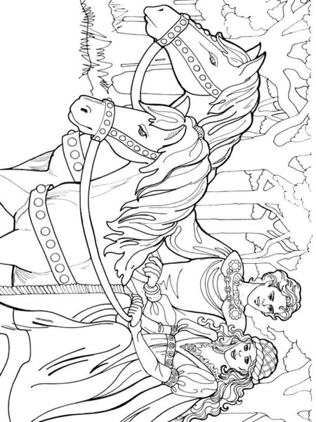 Princess Leonora coloring pages