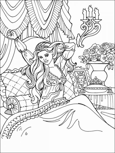 Princess Leonora coloring pages