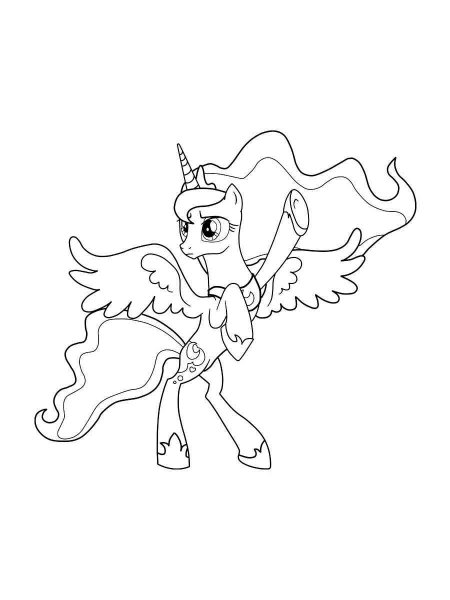 Princess Luna coloring pages