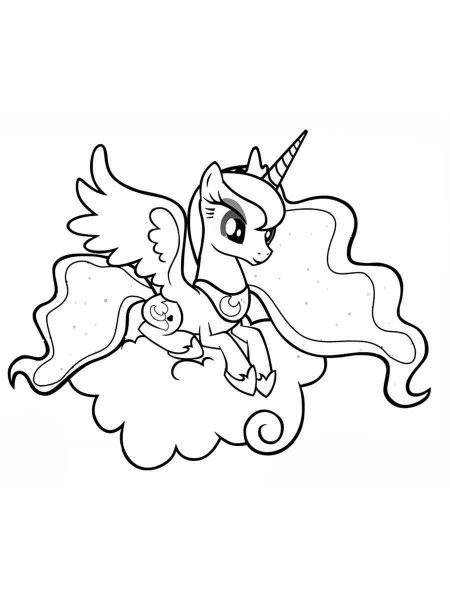 Princess Luna coloring pages