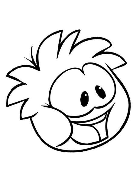Puffle coloring pages