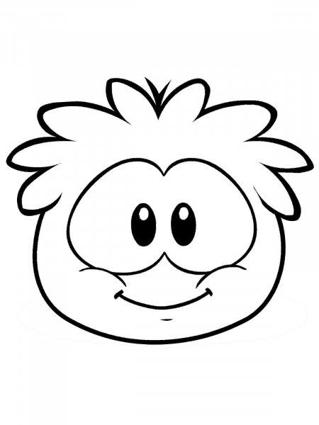 Puffle coloring pages