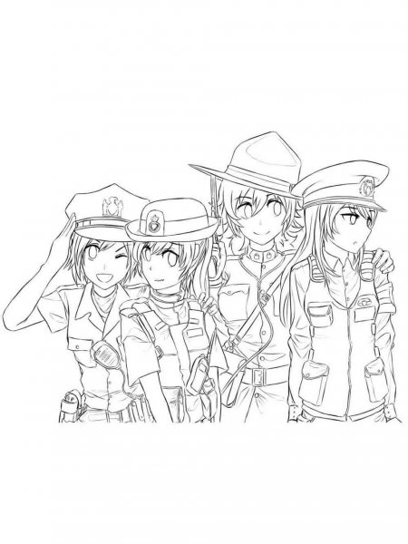 RWBY coloring pages