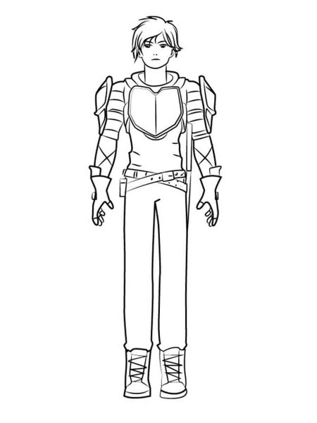 RWBY coloring pages